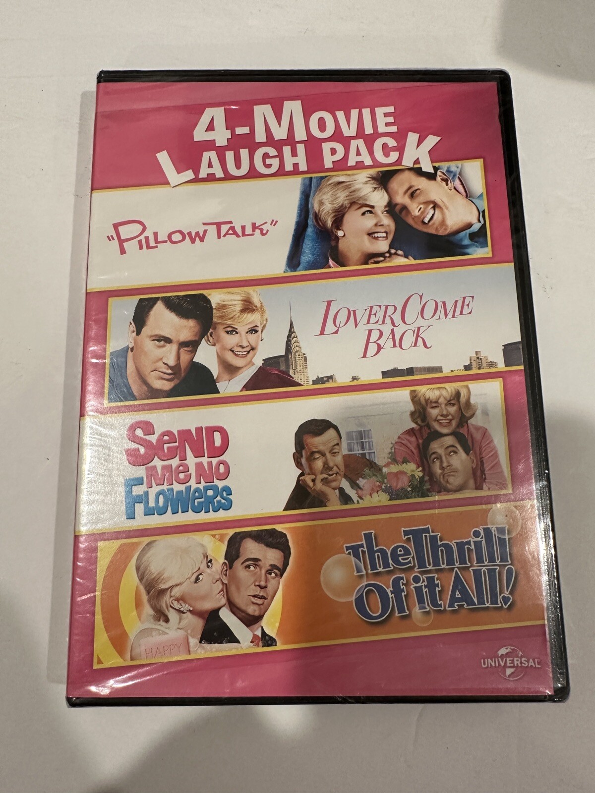 4-Movie Laugh Pack: Pillow Talk/Lover Come Back/Send Me No Flowers/The ...