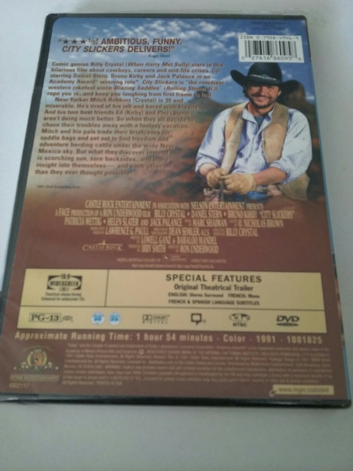 City Slickers (DVD, 1999) WS Daniel Stern, Billy Crystal BRAND NEW ...