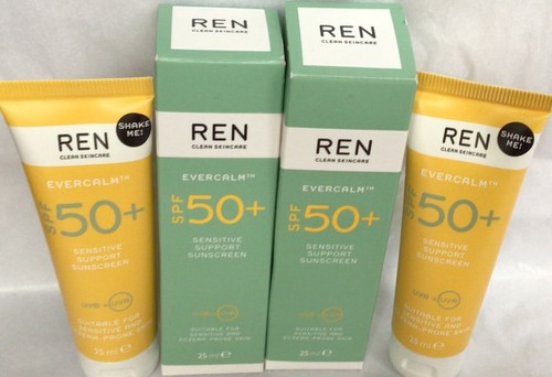 REN Clean Skincare Evercalm SPF 50+ Sensitive Support Sunscreen 50ml RRP £40+ | eBay UK