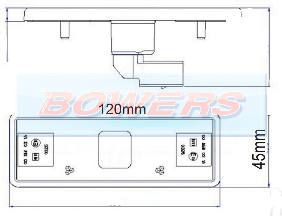 RUBBOLITE 594/01/12 AMBER LED SIDE MARKER LAMP LIGHT MERCEDES ACTROS ...