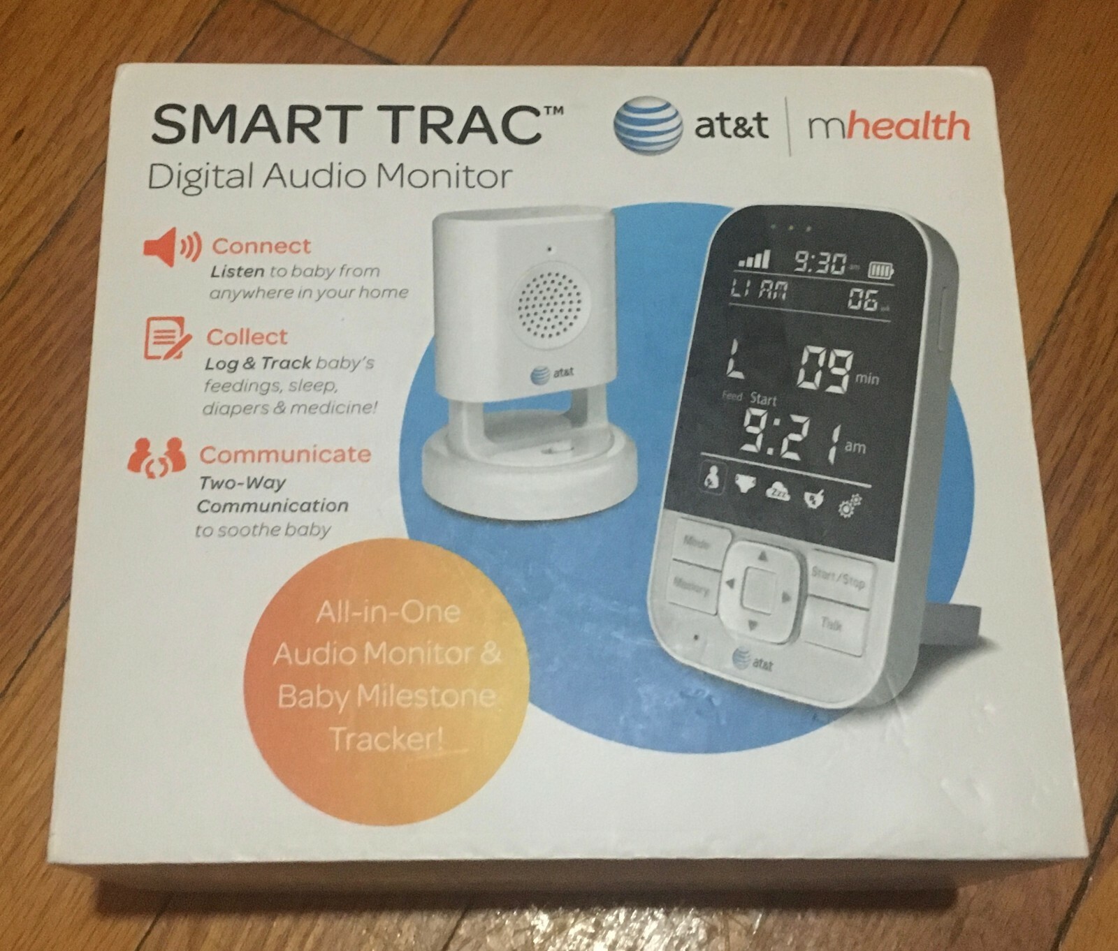 AT&T Smart Trac Digital Audio Monitor Mhealth 05000 for sale online | eBay