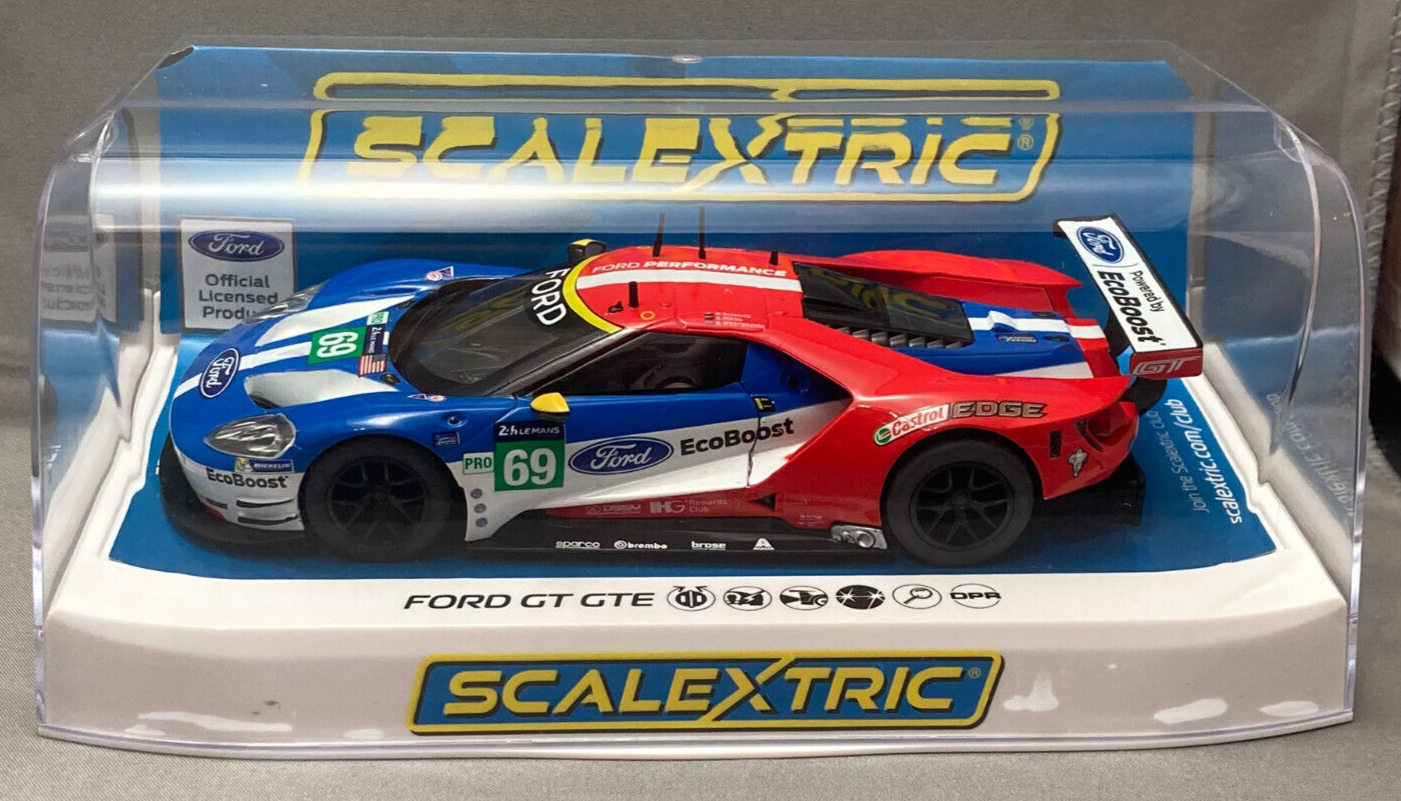 Scalextric C3858 Ford GT GTE Car 69 '17 LeMans 1/32 scale slot car | eBay