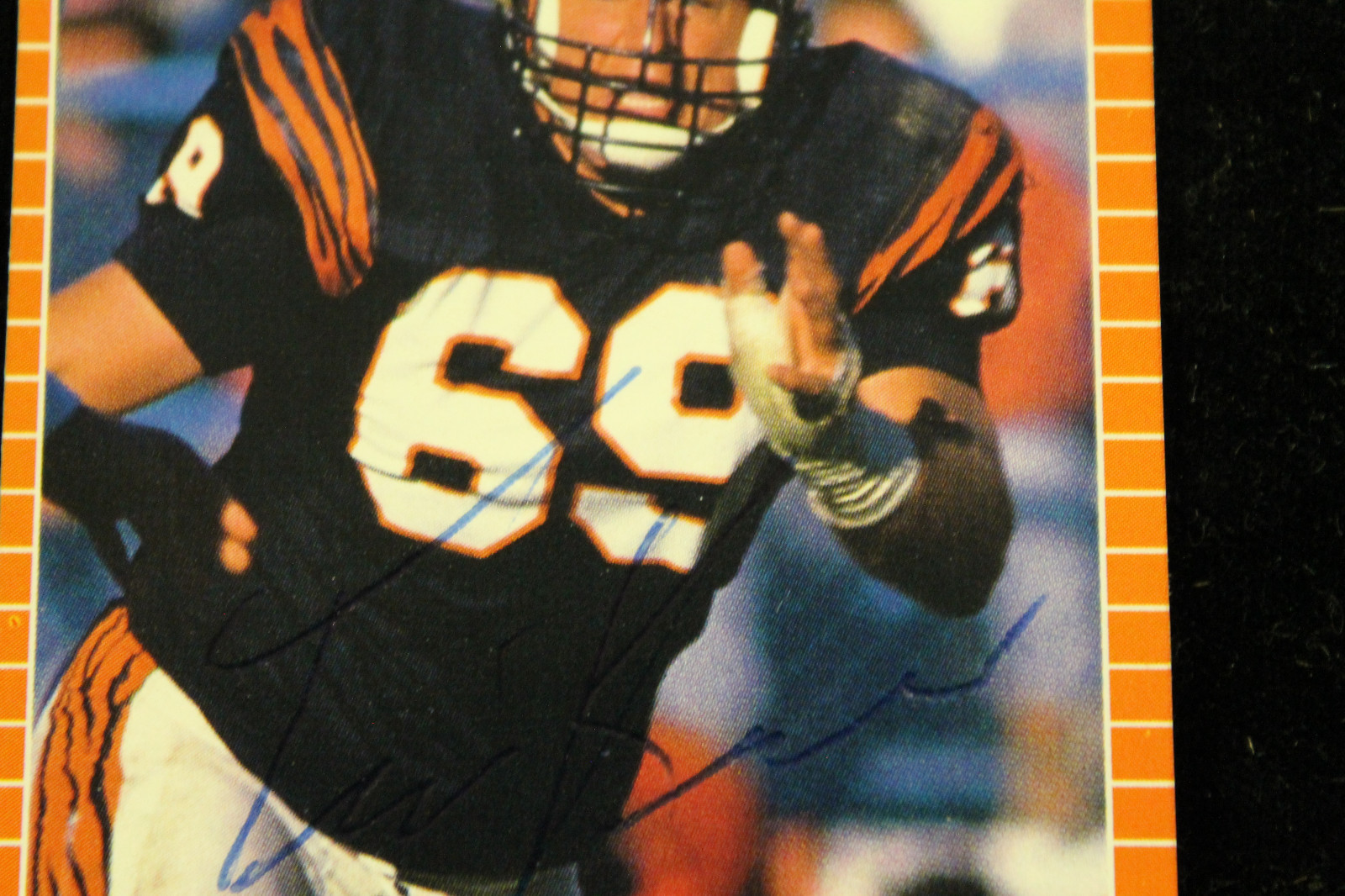 Tim Krumrie Cincinnati Bengals Signed Football Card Autographed Auto | eBay