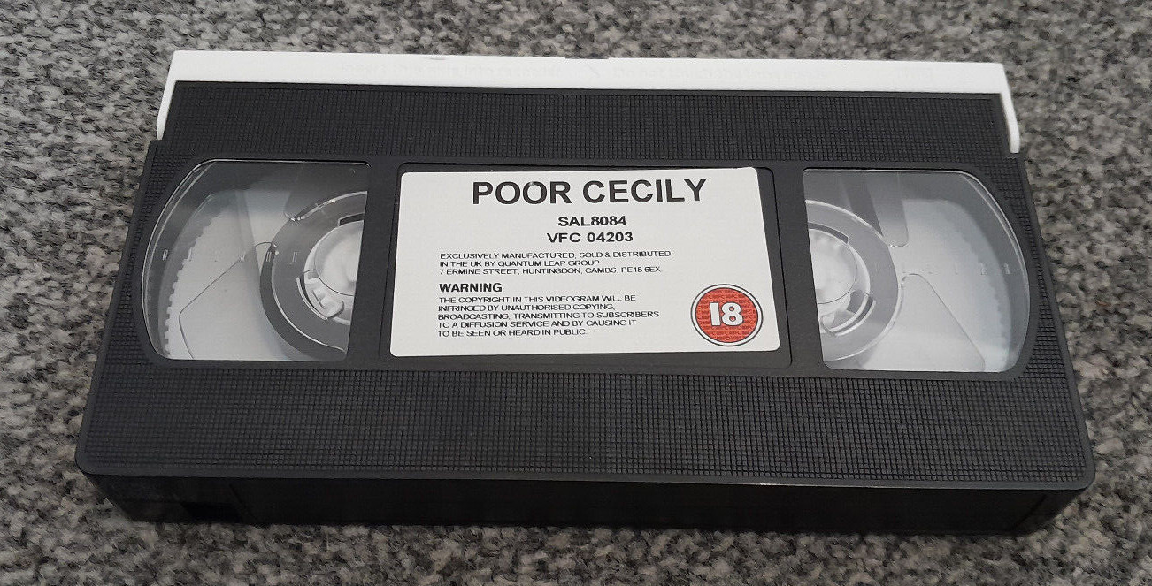 POOR CECILY FC PERL ANGELA FIELD WILLIAM QUINN SANDY DEMPSEY PAL VHS ...