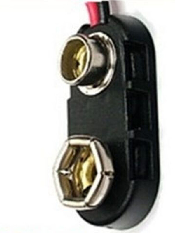 Pp3 9v Battery Snap Clip Hard Plastic on Connector Cable Lead Snaps for ...