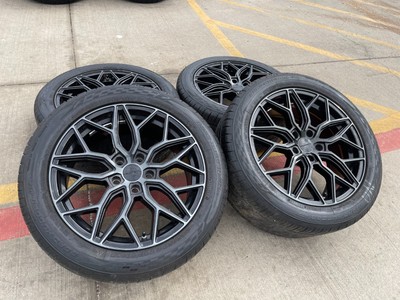 18" Liquid Metal Hawk wheels rims tires Mustang Accord Camry Civic ...