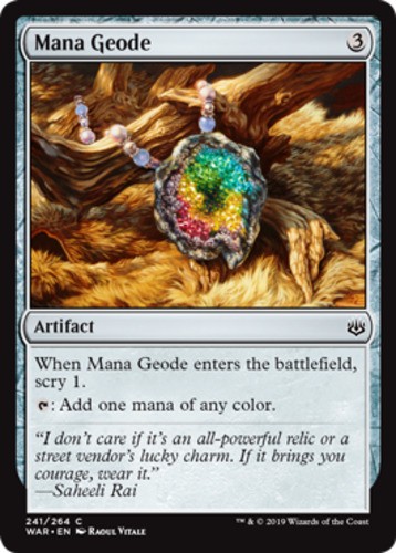 MTG - Mana Geode - War of the Spark - NM, English Magic FLAT RATE SHIP ...
