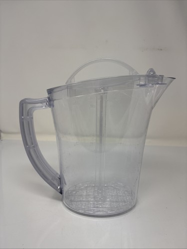 Pampered Chef Clear 4 Quart / 1 Gallon Quick Stir Pitcher With Plunger ...