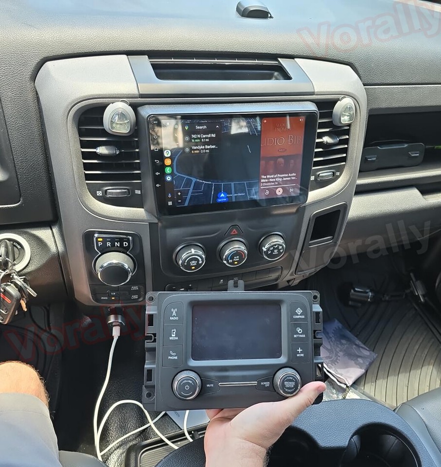 9" IPS Screen Radio CarPlay GPS WIFI Stereo for 2019-2024 Dodge RAM ...