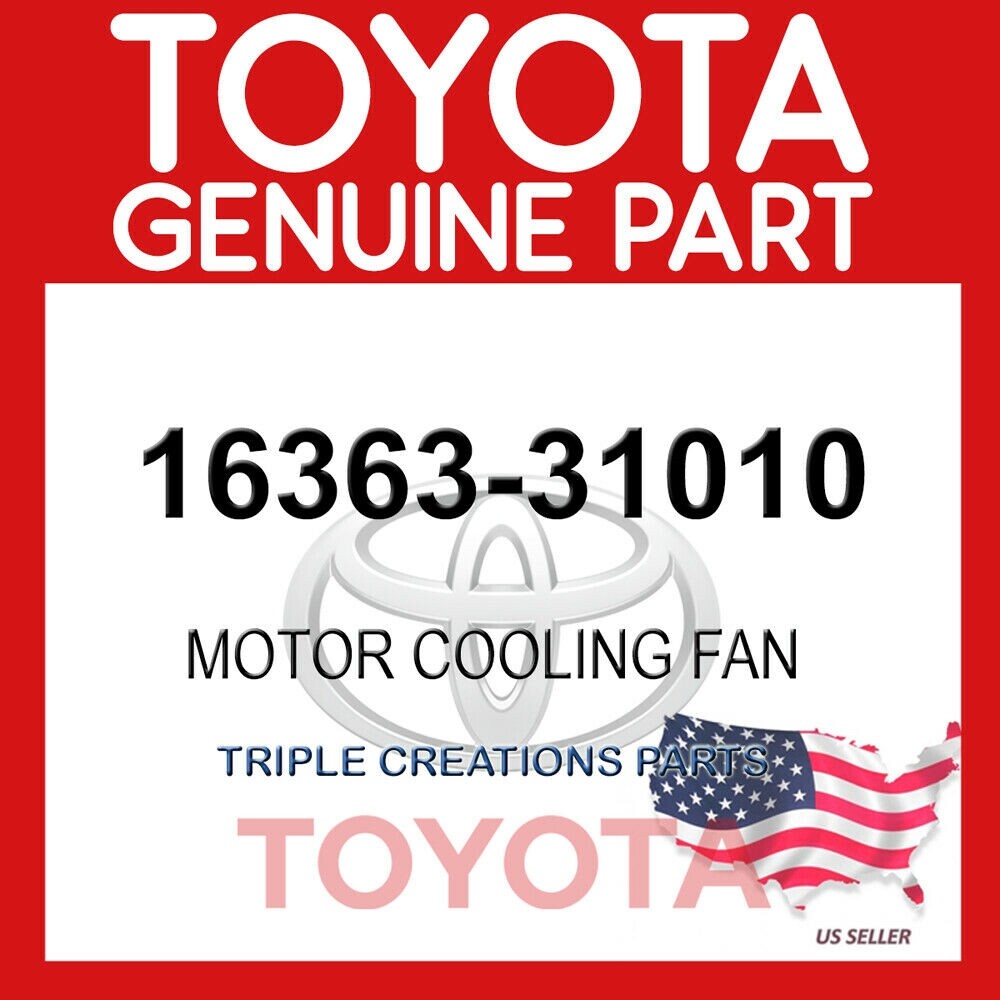 16363-31010 Genuine Toyota Lexus Ls460 Gs Motor Cooling Fan No.1 ...