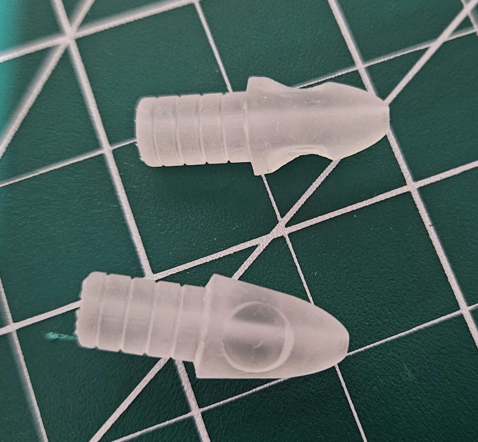 20pc - UV Trolling Fly Squid Octopus Insert Duster Hoochie Bullet Heads ...