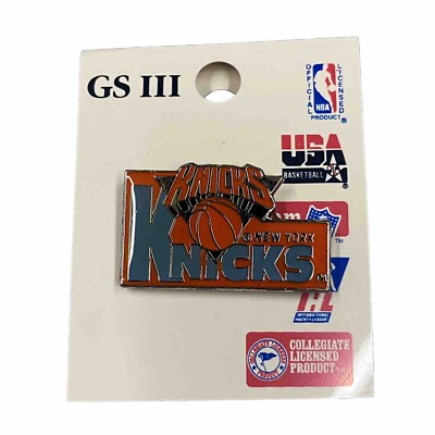 VTG 90'S NBA PIN NEW YORK NY KNICKS LAPEL ENAMEL NWT | eBay