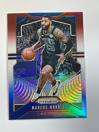 2019 Panini Prizm Marcus Morris #46 Prizms Red White and Blue | eBay