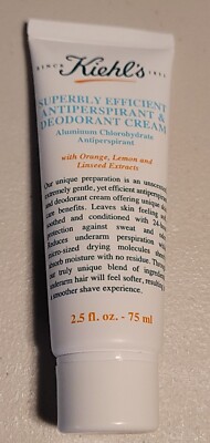 Kiehl's Superbly Efficient Anti-Perspirant and Deodorant Cream 2.5 oz ...