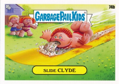 74b SLIDE CLYDE 2024 GPK Garbage Pail Kids 1 Kids at Play SLIP N' SLIDE ...