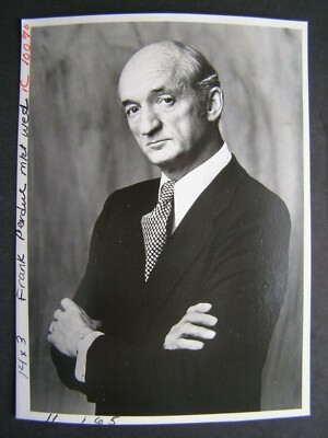 Glossy Press Photo undated Frank Perdue Chicken Farmer Perdue Farms Inc ...