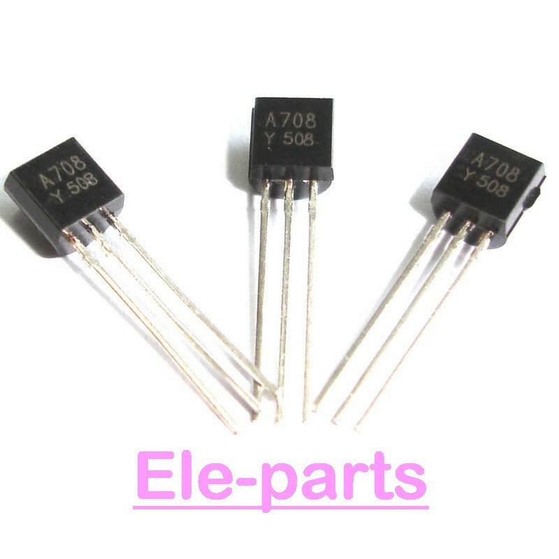 100 PCS 2SA708-Y TO-92 A708-Y Low Freqency Amplifier Medium Speed ...