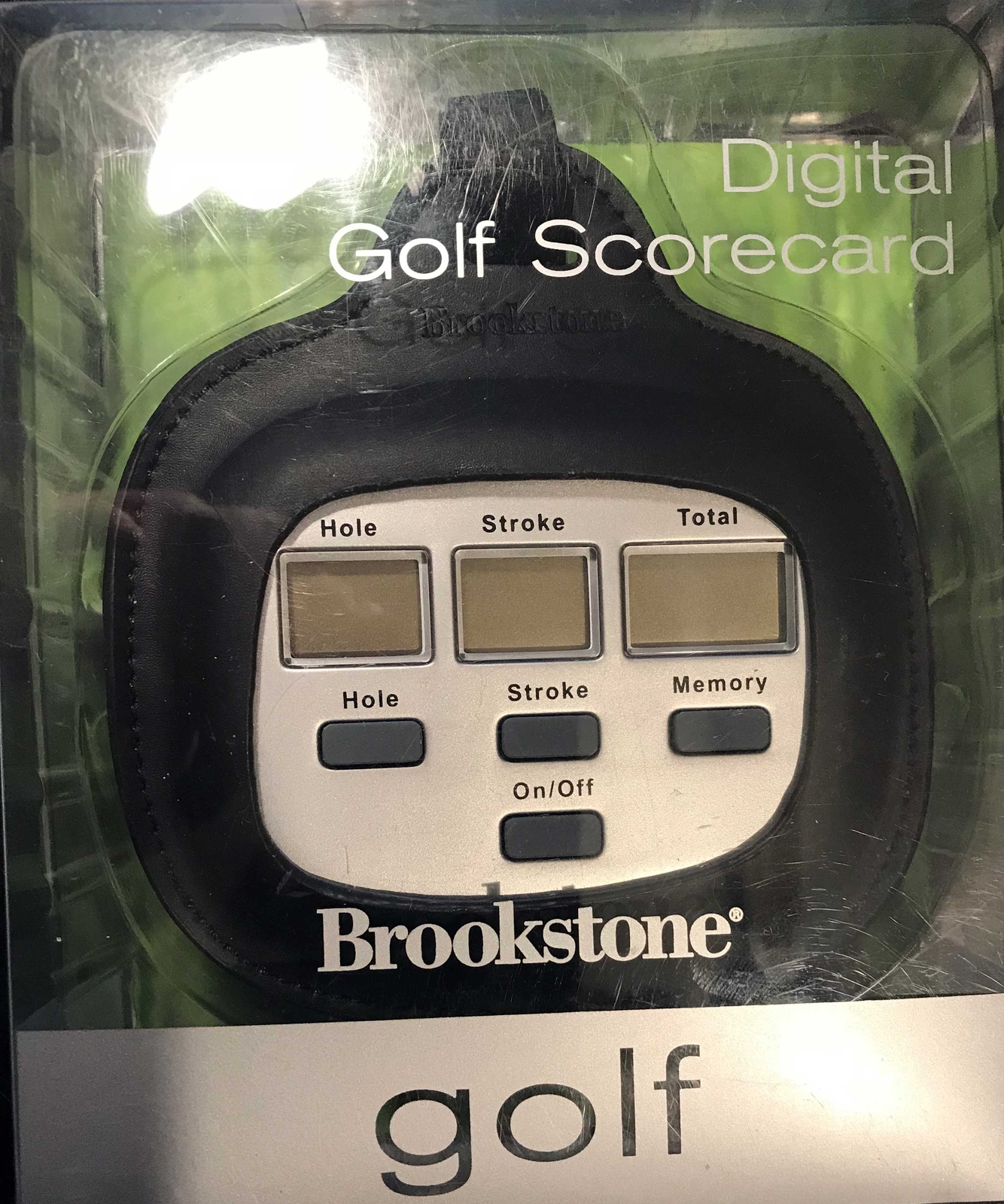 NOS Brookstone Electronic Golf Scorecard - Easy To Use Golf Scorecard ...