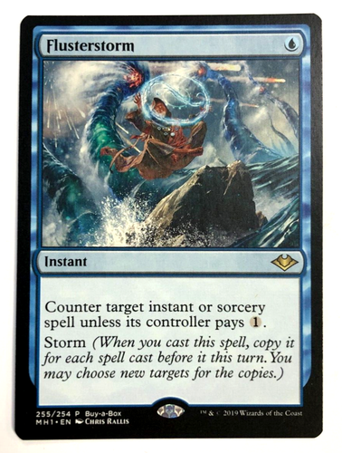 MTG Flusterstorm (255) Modern Horizons Buy-a-Box Promo 2019 NM | eBay