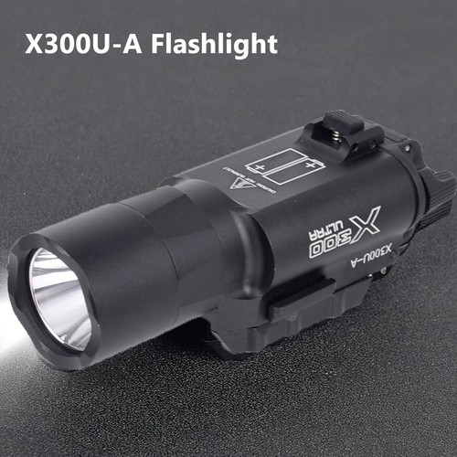Metal X300 Ultra Pistol Gun Light X300U LED Weapon Flashlight Constant ...