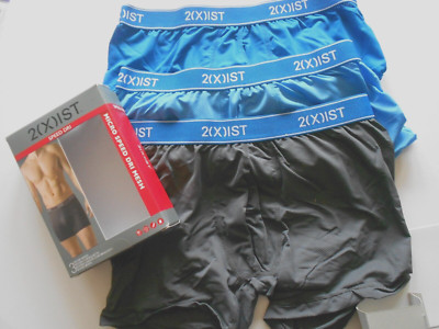 2 (X) IST PACK OF 3 MICROFIBER BOXER BRIEFS SMALL 28-30 | eBay UK