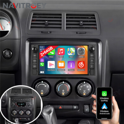 2+64G Android 15 Carplay For Dodge Challenger 2008-2014 Car Stereo ...