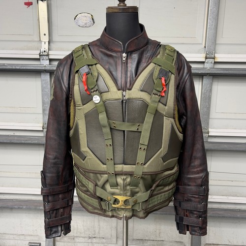 UD Replicas Bane Leather Moto Jacket & Vest Set – Batman Dark Knight ...