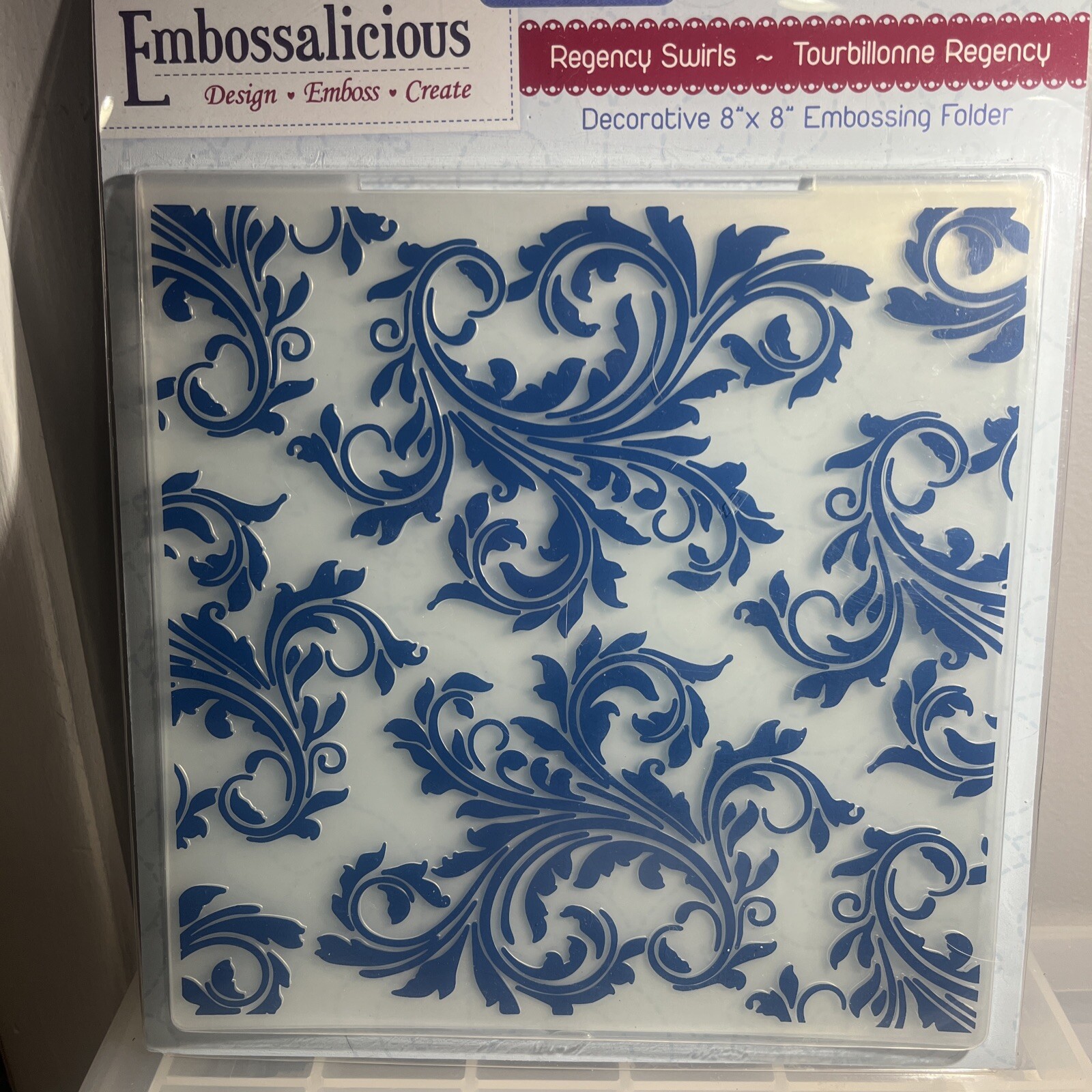 Embossalicious “Regency Swirls”crafters companion 3D Embossing folder 8 ...