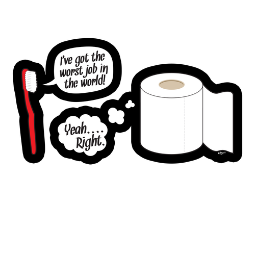 2 x Large Car Stickers - Ive Got The Worst Job In World Decal Bumper ...