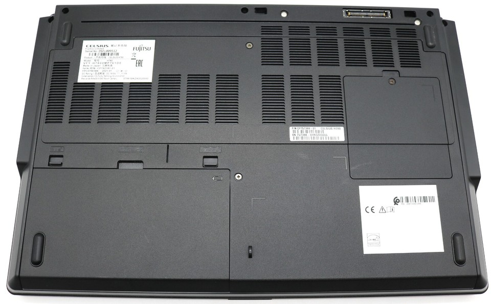 Fujitsu Celsius H780 i7-8850H 32GB RAM 512GB SSD NVIDIA P1000 15,6 ...