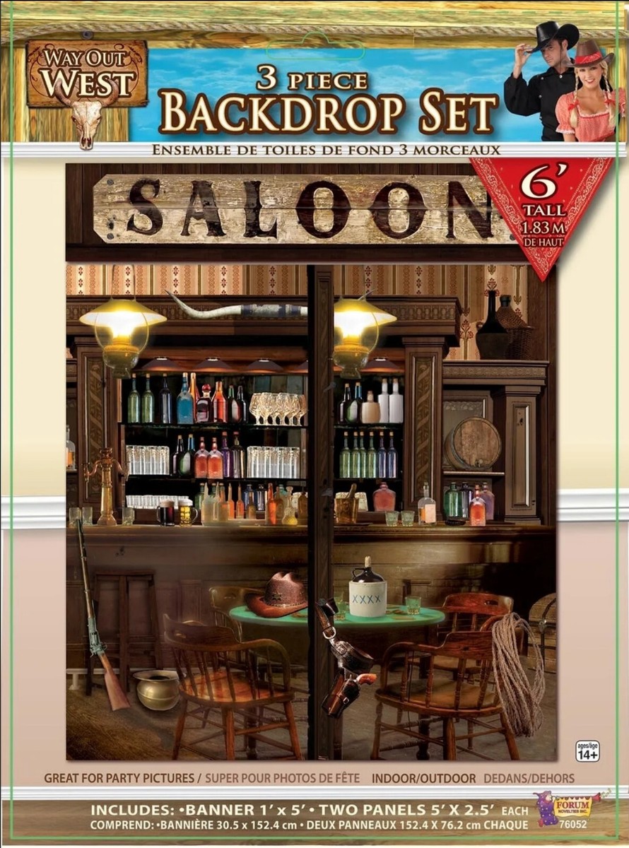 Saloon Bar Decor Wall
