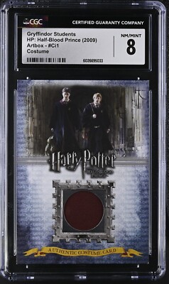 2009 Artbox Harry Potter Ci1 Gryffindor Students Screen Used /430 CGC 8 ...
