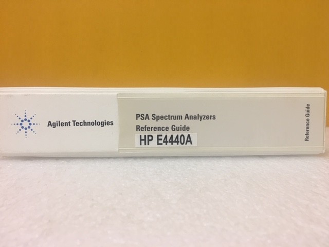 HP / Agilent E4440-90010 E4440A PSA Spectrum Analyzers Reference Guide ...