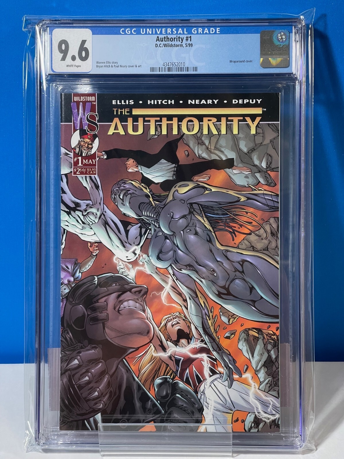 THE AUTHORITY #1 CGC 9.6 ~DC WILDSTORM 1999~ELLIS HITCH~JAMES GUNN~DCU ...