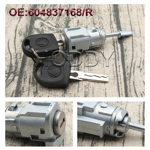 Hot Car Front Right Door Lock Barrel Keys For VW Polo MK4 9N 2002-2008 ...