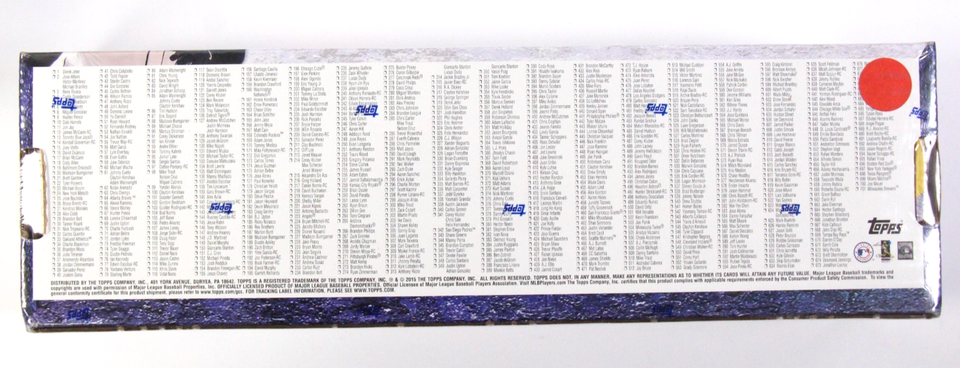 2015 Topps Baseball Complete Set Factory Sealed Box Ken Griffey Jr ...