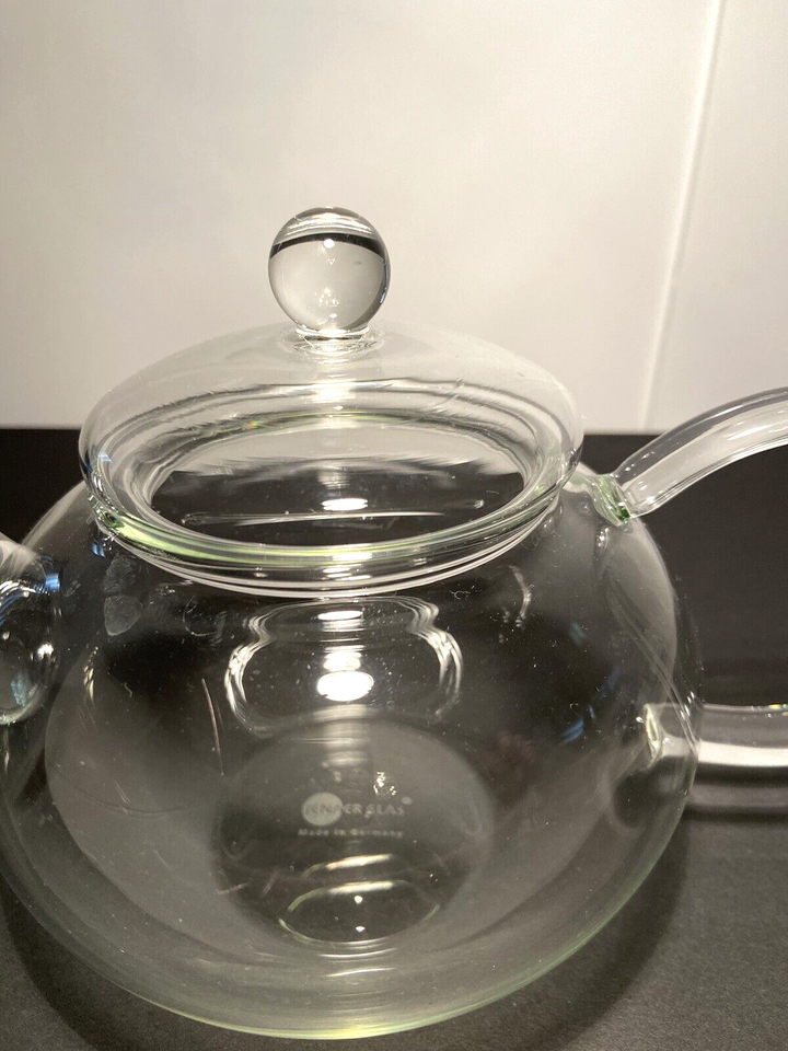 Jenaer Glass Clear Glass Teapot w/ Lid made in Germany 6" tall MINT | eBay