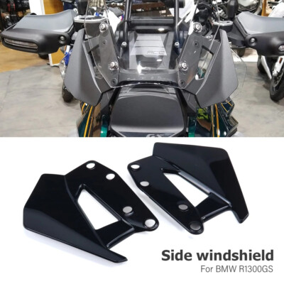 Motorcycle Front Side Wind Deflector Windshield Windscreen For BMW ...