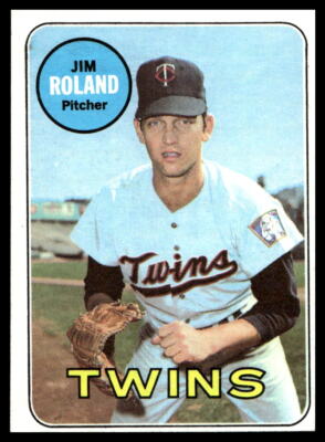 1969 Topps #336 Jim Roland Minnesota Twins NR-MINT | eBay