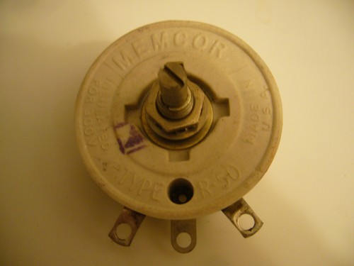Memcor Type 50 Rheostat 50 Ohm 1.0 Amp R-50 | eBay