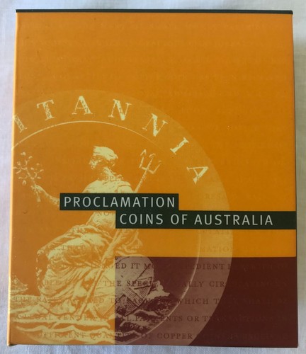 2000 Royal Australian Mint Proclamation Coins of Australia $1 Silver ...