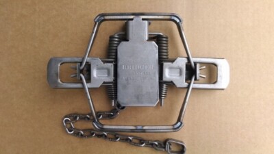 6 Bridger #3 Dogless Offset Modified Coil Spring Foothold Traps Coyote ...