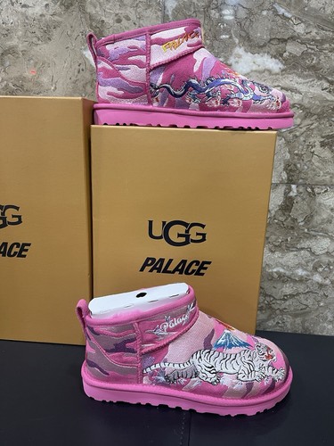 Palace x UGG Classic Ultra Mini Boot Slipper Pink Camo - UK 5 US 6 | eBay