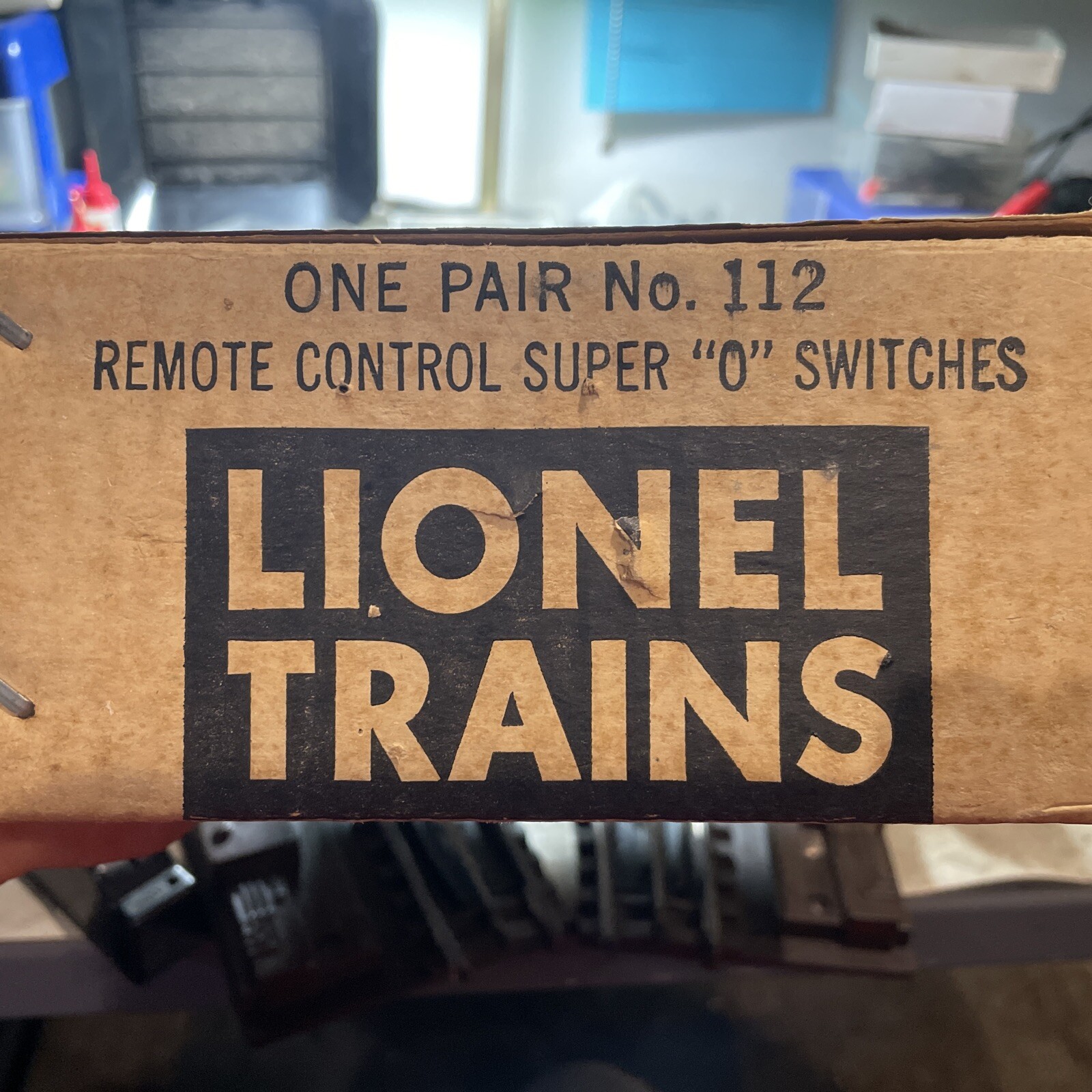 Lionel 112 Super O Right And Let Hand Turnout Switch With Box And ...