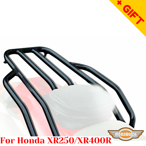 For Honda XR400 XR250R Motard XR250 Baja Rear Luggage Rack | Black ...