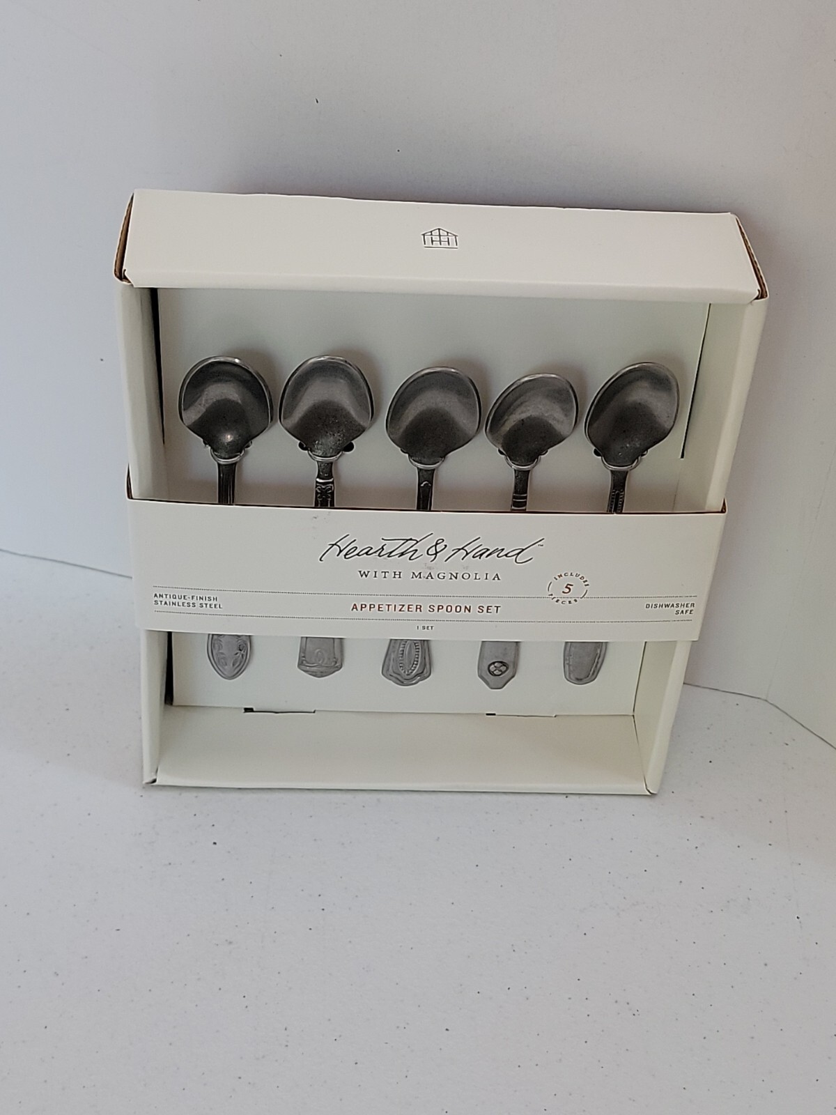 Hearth & Hand Magnolia 5pc Stainless Steel Appetizer Spoon Set ...