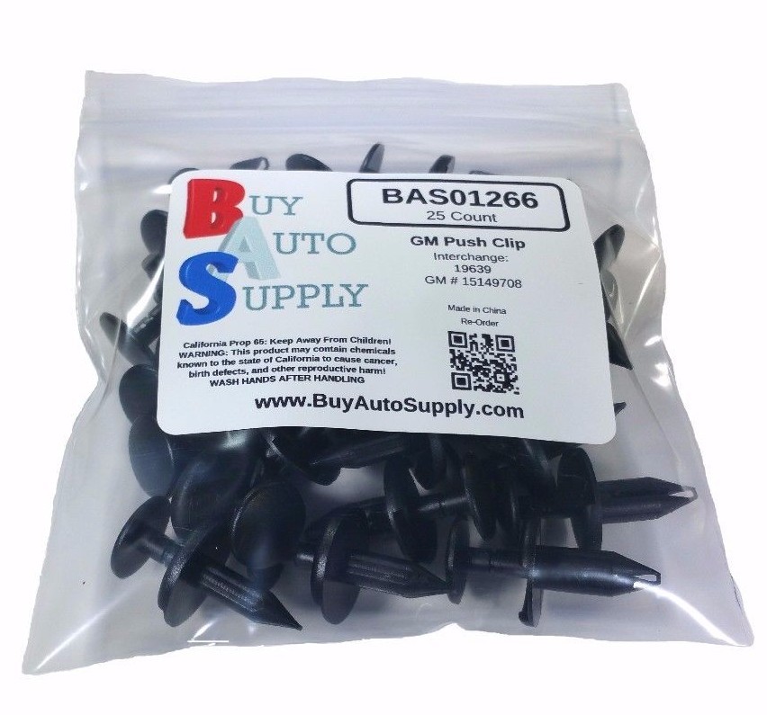 Fender Liner Splash Shield Push Clip Retainer Fits GM 15149708 Auveco ...