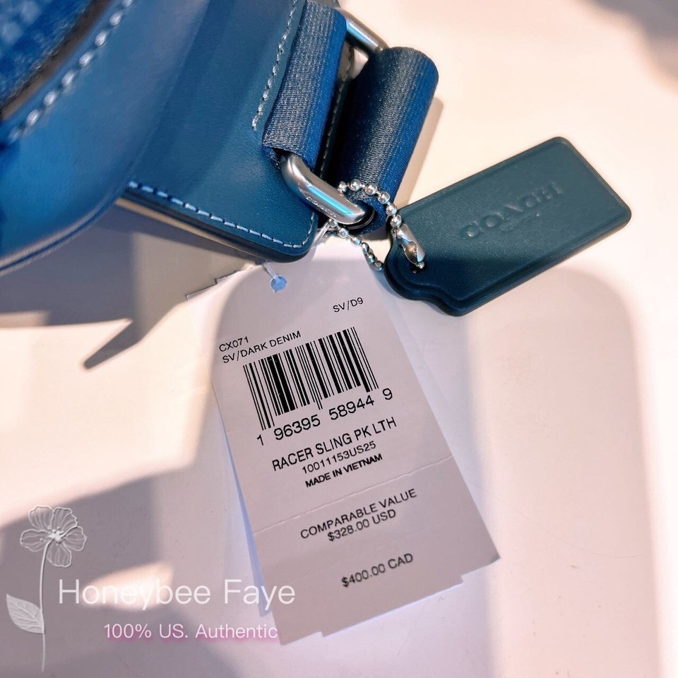 NWT Coach men's Racer Sling Pack CV763/CU252/CX071 | eBay