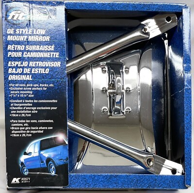 Fit System H3571 Universal Truck Mirror LH or RH 3 Point Mount 7 1/2 ...