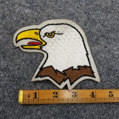 Vintage Bald Eagle Patch Head | eBay